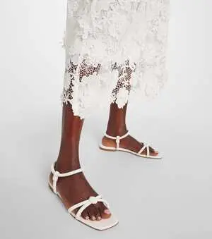GIANVITO ROSSI Juno Leather Sandals