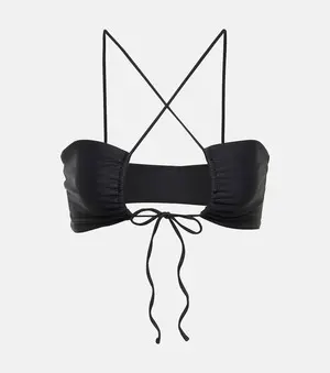 Jade Swim Livi Bikini Top - Black