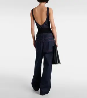 Alaïa Low-rise Wide-leg Jeans