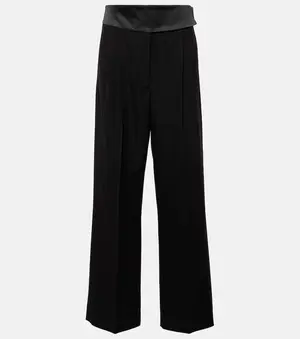 Stella McCartney Wool Tailored Trouser - Black