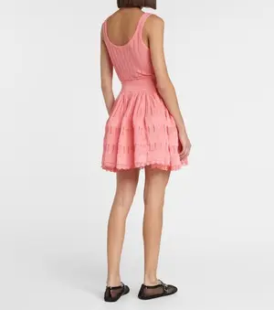 Alaïa Crinoline Mini Dress - Pink