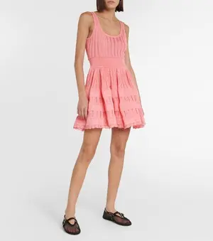 Alaïa Crinoline Mini Dress - Pink