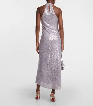 Rixo Zuri Sequined Maxi Dress