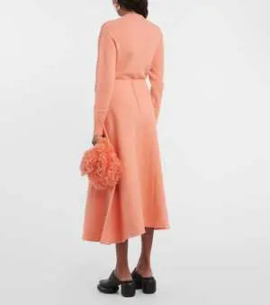 JIL SANDER High-rise Asymmetric Midi Skirt