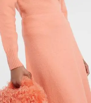 JIL SANDER High-rise Asymmetric Midi Skirt