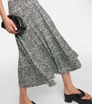 Proenza Schouler White Label Zebra-print Maxi Dress