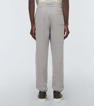 Zegna Logo Cotton Sweatpants