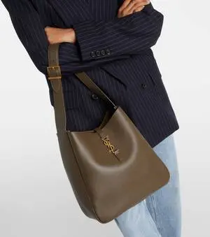Saint Laurent Le 5 A 7 Shoulder Bag - Grey