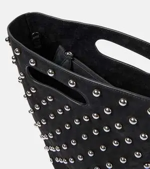Alaïa Embellished Suede Tote Bag