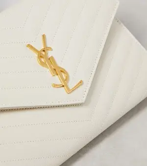 Saint Laurent Cassandre Small Matelasse Leather Clutch