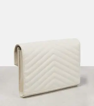Saint Laurent Cassandre Small Matelasse Leather Clutch