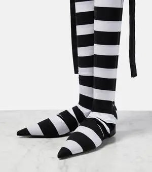 Dolce & Gabbana Portofino Striped Over-the-knee Boots
