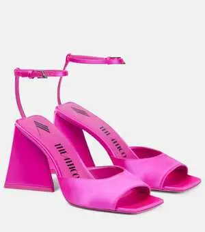 Attico Piper High Heel Sandals 85mm - Pink