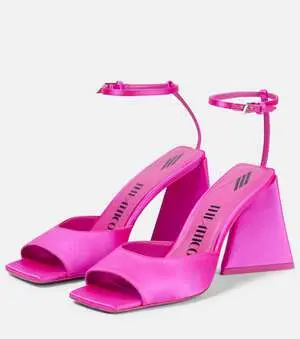 Attico Piper High Heel Sandals 85mm - Pink
