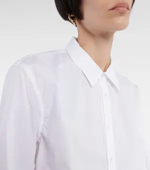 NILI LOTAN Raphael Cotton Poplin Shirt