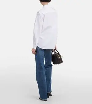 NILI LOTAN Raphael Cotton Poplin Shirt