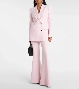 Gabriela Hearst Cashmere Double-breasted Blazer - Pink
