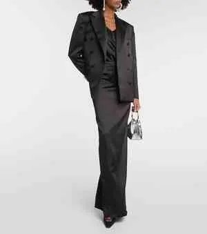 Giuseppe Di Morabito Satin Maxi Skirt