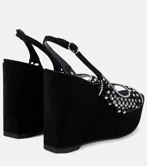 Rene Caovilla Embellished Platform Sandals