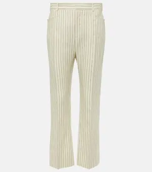 TOM FORD Striped Wool-blend Pants