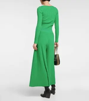 Stella McCartney Ribbed-knit Culottes