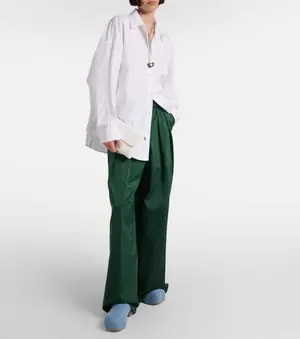 Dries Van Noten Denim Clogs