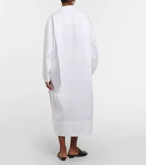 Khaite Brom Cotton Midi Dress