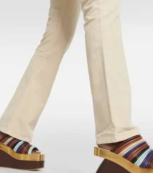 7 For All Mankind Mid-rise Flared Jeans