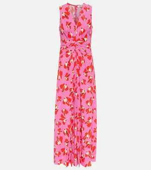 Diane Von Furstenberg Ace Printed Maxi Dress