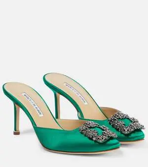 Manolo Blahnik Heeled Mules Clogs For Women