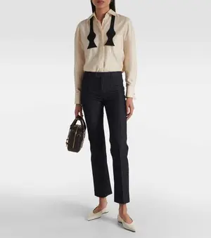 Max Mara Alan Cropped Flared Jeans