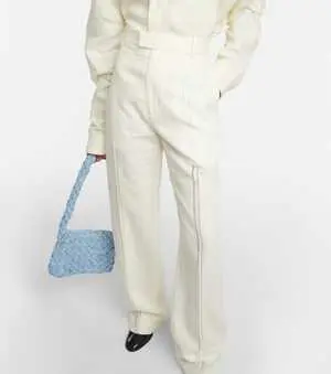 Bottega Veneta Straight Linen Pants