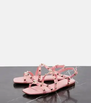 Valentino Garavani Rockstud Leather Sandals