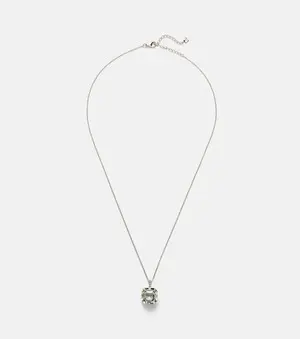 Mateo 14kt Yellow Necklace With Green Amethyst And Diamonds - Gold