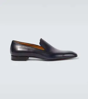 CHRISTIAN LOUBOUTIN Dandelion Leather Loafers - Blue