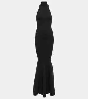 Nina Ricci High-neck Maxi Gown