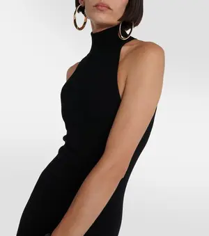 Nina Ricci High-neck Maxi Gown