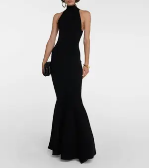 Nina Ricci High-neck Maxi Gown