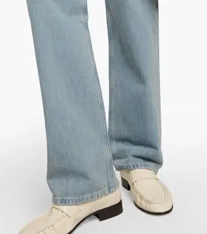 FRAME Le Jane High-rise Straight-leg Jeans - Blue