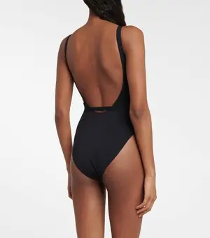 Alaïa Lace-up One-piece Swimsuit