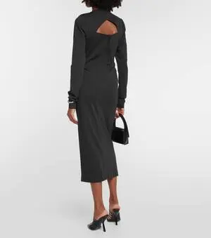 Dorothee Schumacher Draped Midi Dress