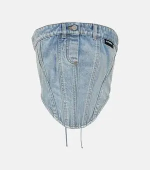 Vetements Denim Corset - Blue