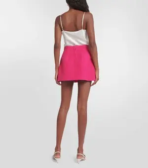 Red Valentino Virgin Wool Miniskirt