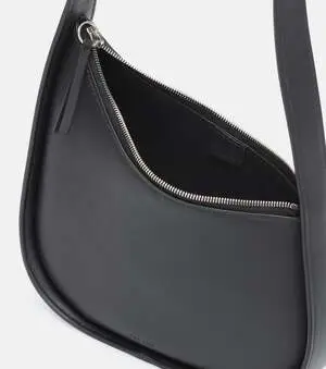 THE ROW Half Moon Shoulder Bag - Black