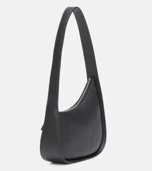 THE ROW Half Moon Shoulder Bag - Black