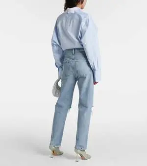 AGOLDE 90s Distressed Straight Jeans