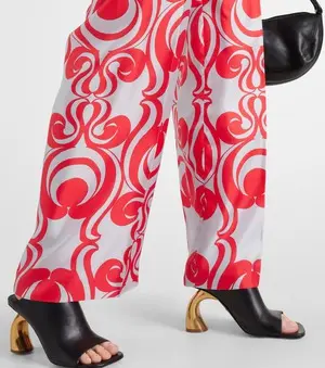 Dries Van Noten Printed Wide-leg Pants - Multicoloured