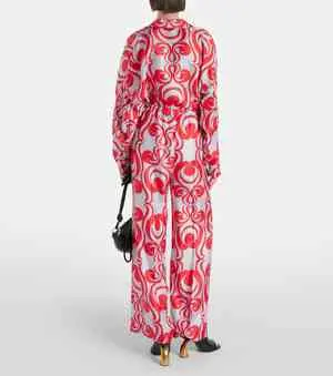 Dries Van Noten Printed Wide-leg Pants - Multicoloured