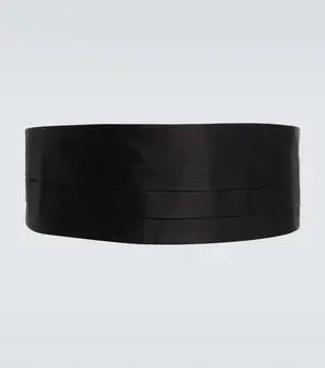 Valentino Garavani Silk Cummerbund - Black