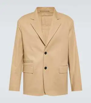 LANVIN Deconstructed Cotton-blend Blazer
